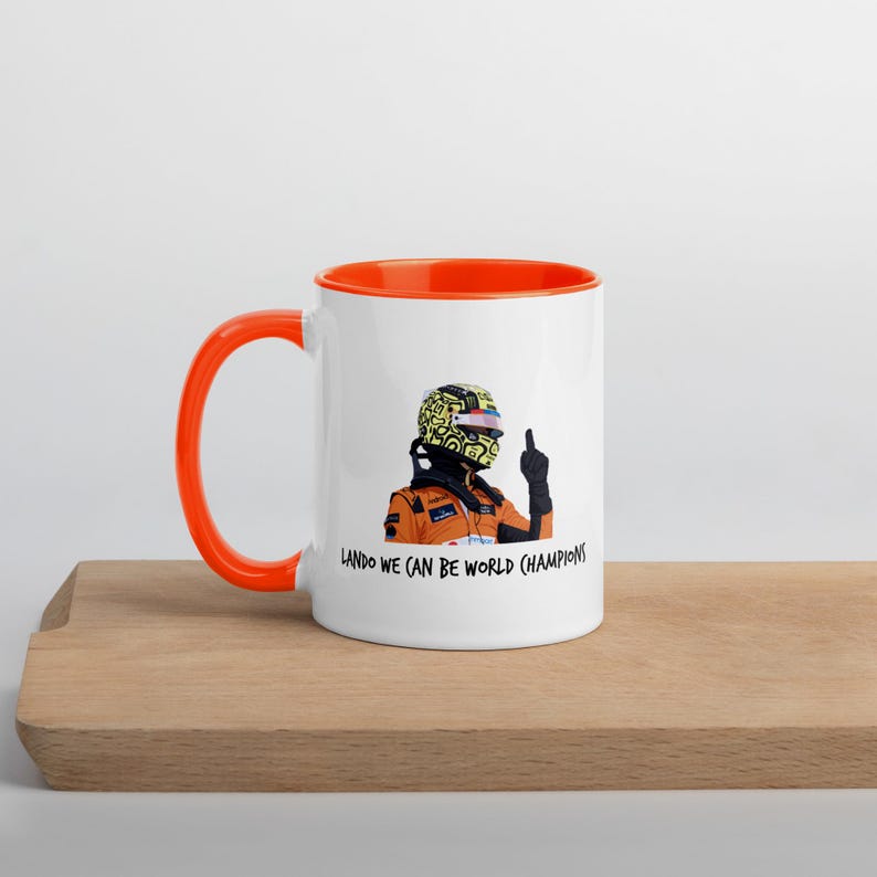 Lando Norris Mug, Mclaren, Formula 1 World Champion Mug With Color ...