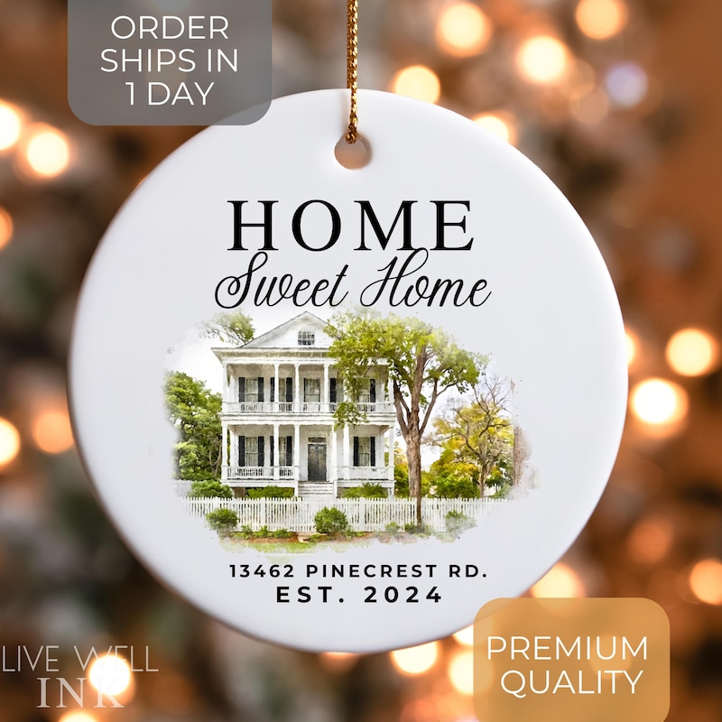 First House Ornament - Etsy