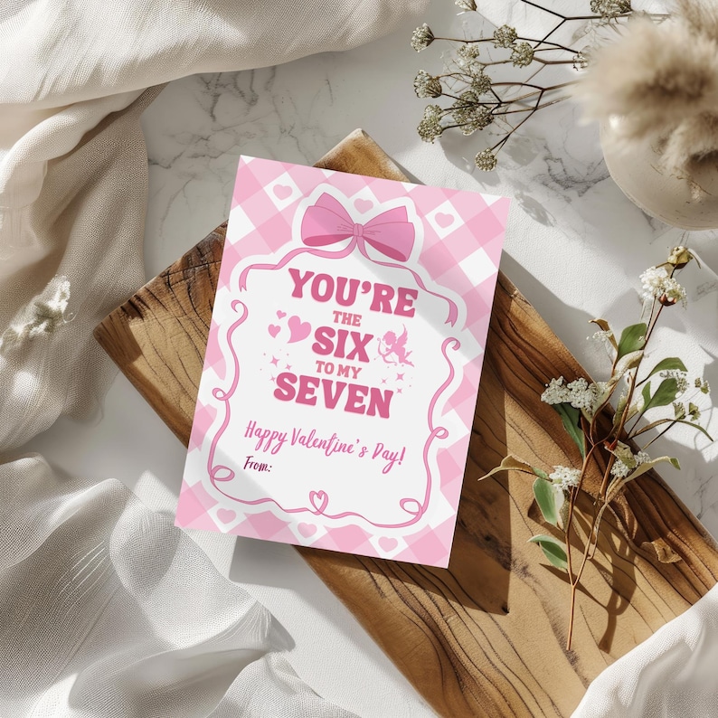 Preppy Valentine's Day Cards for Kids, Gen Z Slang (digital Download ...