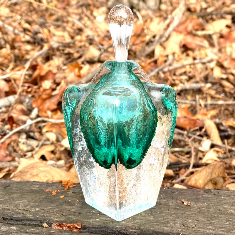 Hand Blown Bottle - Etsy