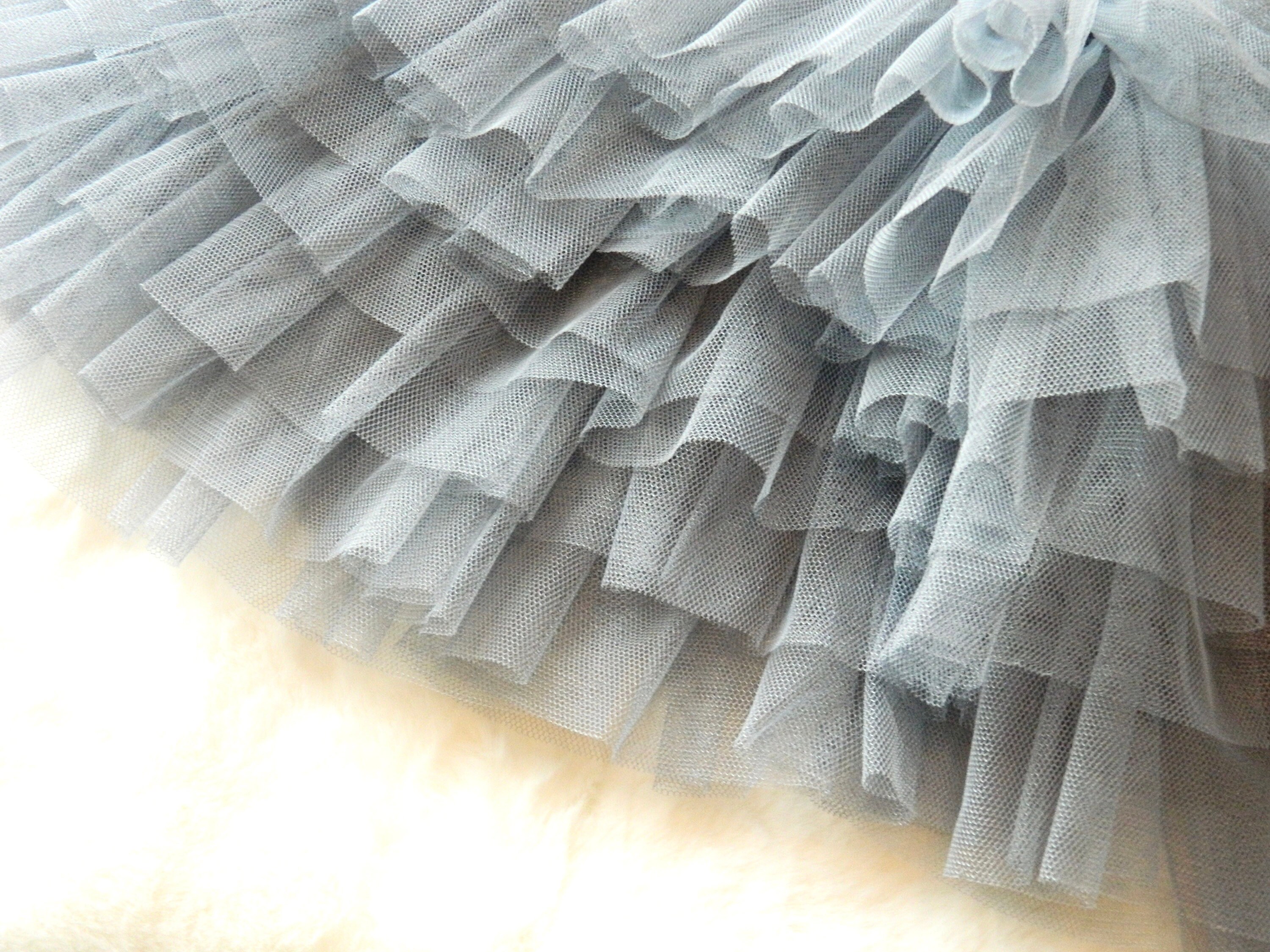 Gray Tutu With Gold Bow: Baby Toddler Birthday Outfit - Etsy