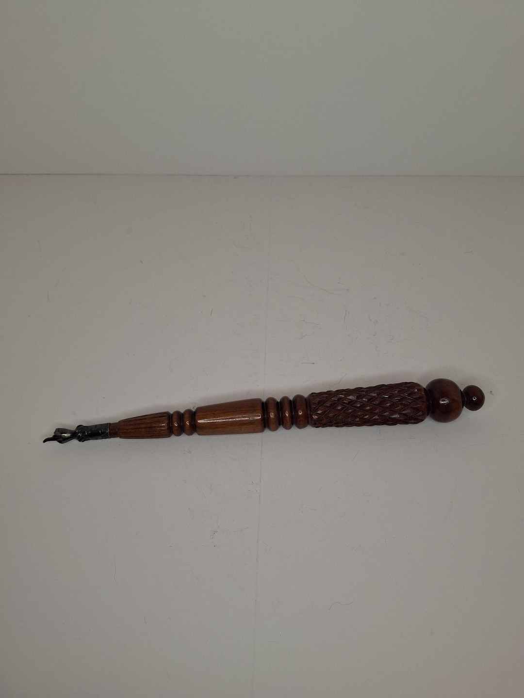 Mid-century Israeli Wooden Torah Yad With Sterling Silver Hand Marked ...