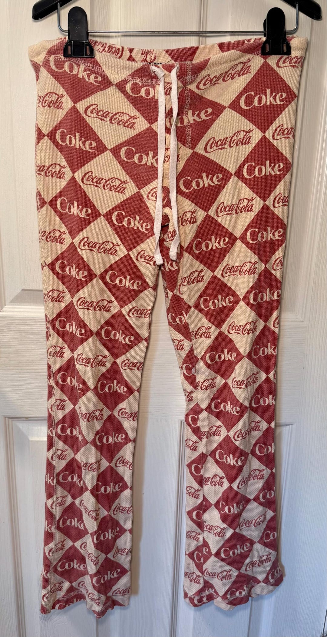 Vintage Coca-cola Lounge Pants | Coke Pajama Pants | Red & Cream Logo ...