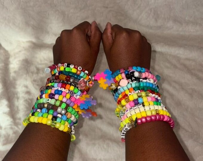 Random or Customizable Rave Kandi Bracelets - Etsy