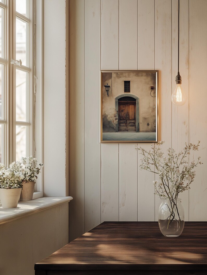 Rustic Tuscan Door Print, Old World Florence Architecture Wall Art ...