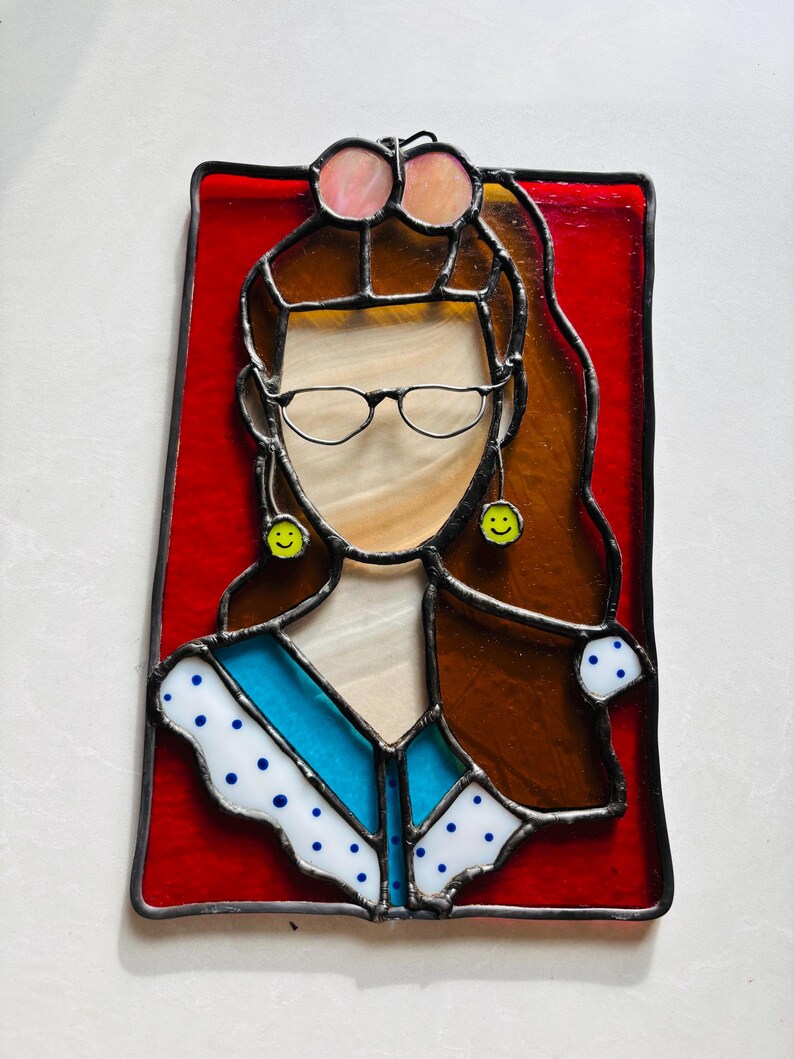 Stained Glass Welcome to the Dollhouse Dawn Wiener Pattern - Etsy