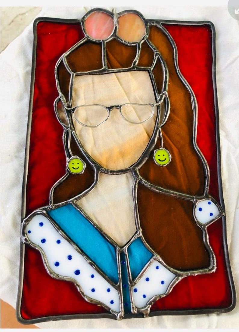 Stained Glass Welcome to the Dollhouse Dawn Wiener Pattern - Etsy