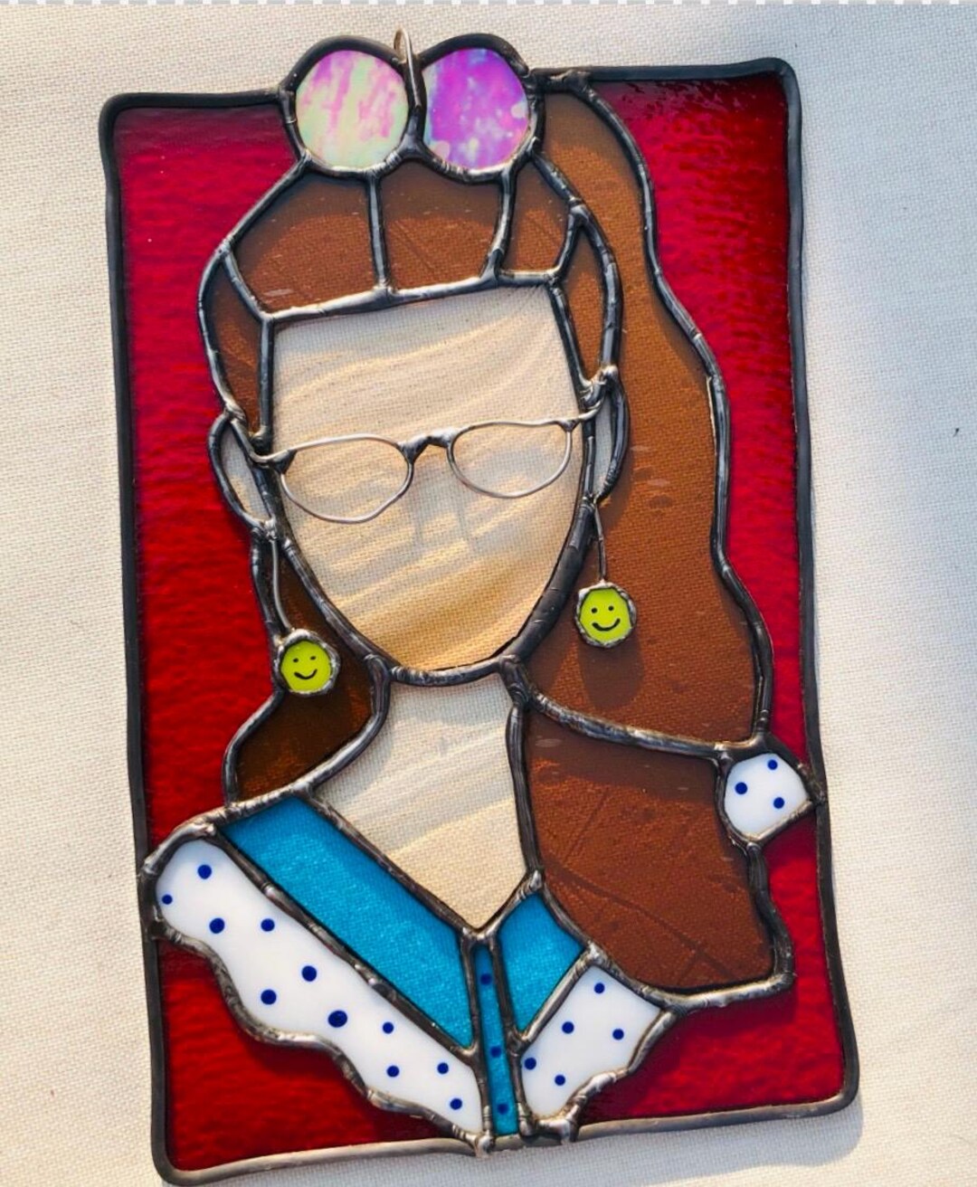 Stained Glass Welcome to the Dollhouse Dawn Wiener Pattern - Etsy