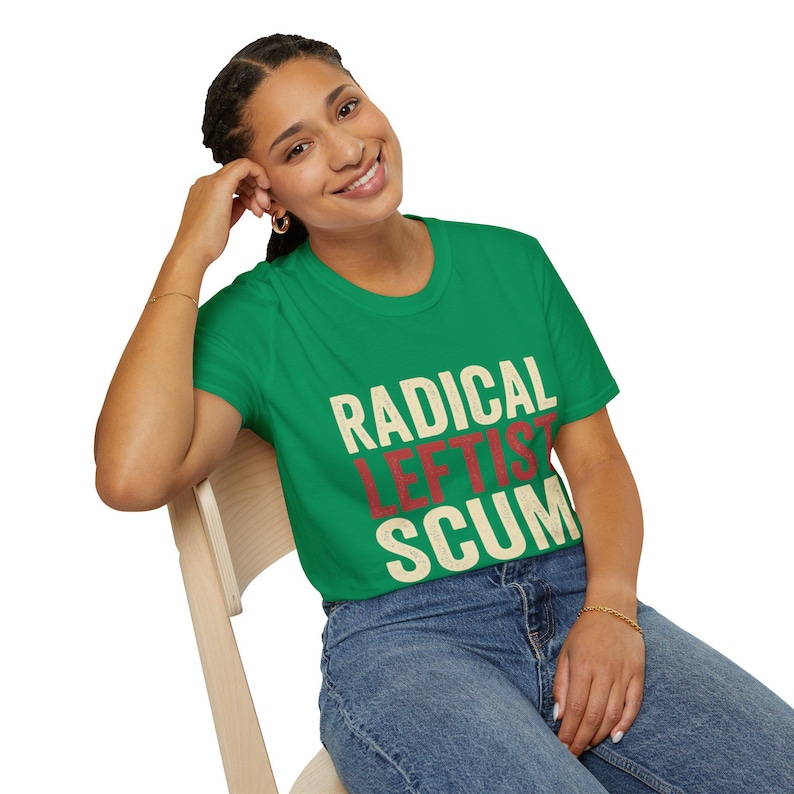 Radical Leftist Scum T-shirt | Political Statement Tee - Etsy