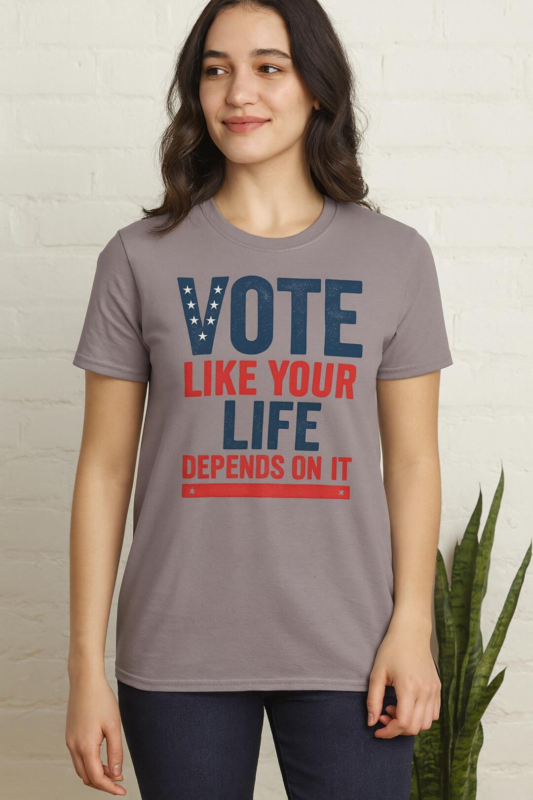 Vote Like Your Life Depends on It T-shirt | Political Activism Tee - Etsy
