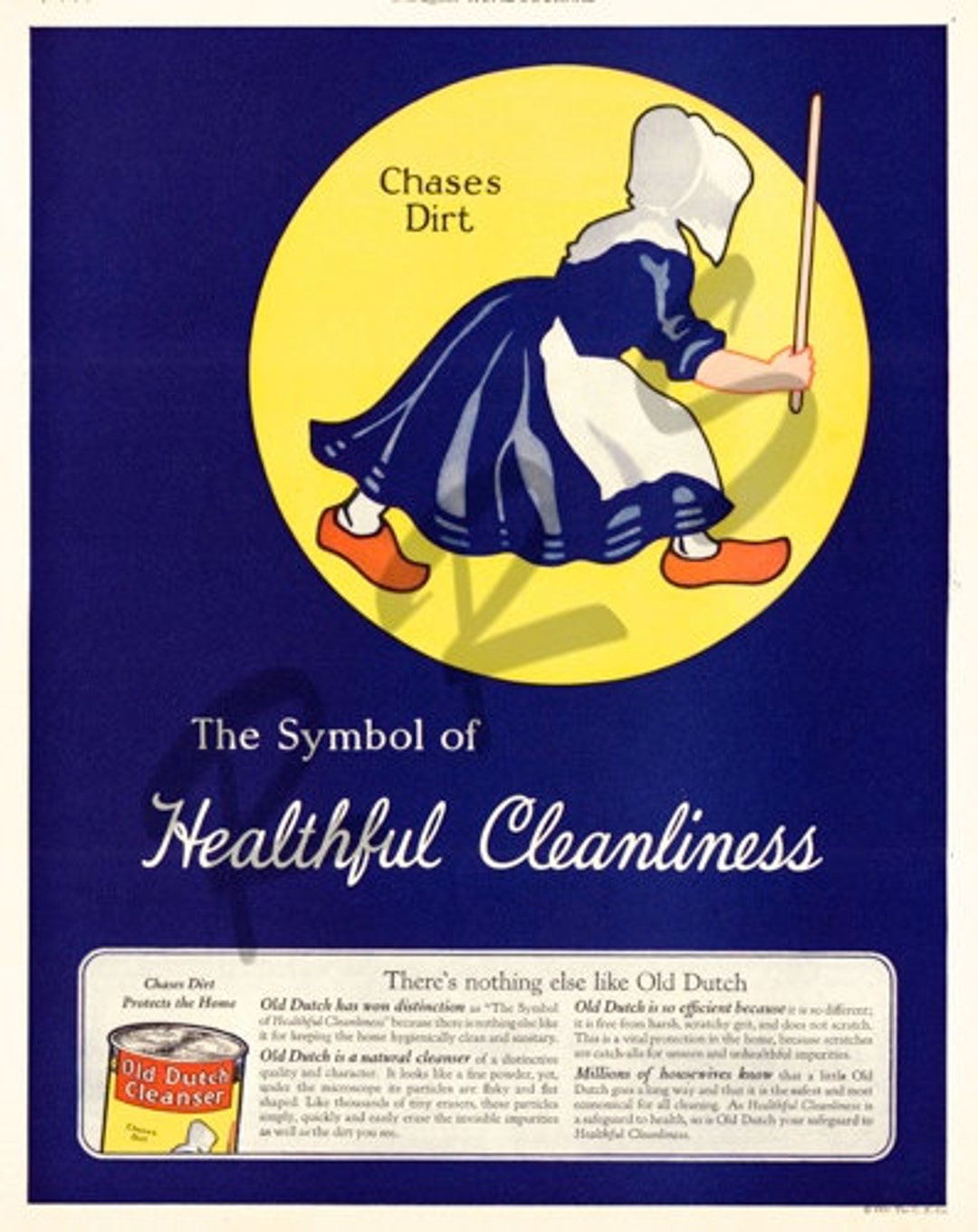 Instant Download Printable Art, Old Dutch Cleanser, Kitchen Decor Art ...