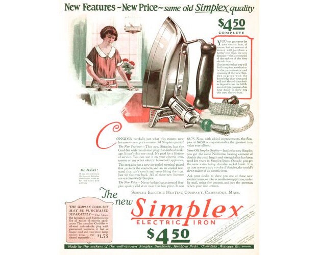 Instant Download Printable Art, Simplex, Electric Iron, Laundry Room ...