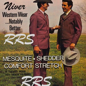 Niver Cowboy Wear | Western Art | Vintage Advertising | Digital ...