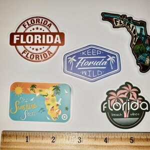 Florida State Stickers Pack Bundle A Travel Laptop Notebook Phone ...