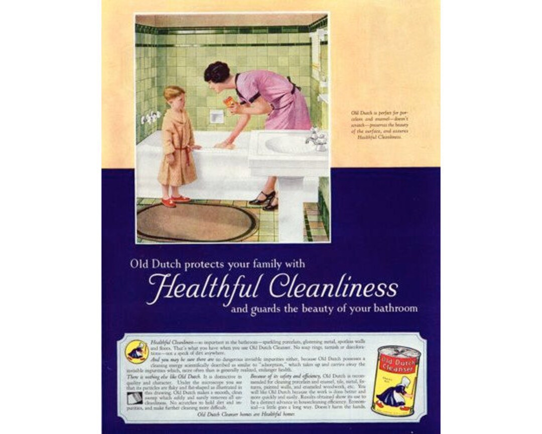 Instant Download Printable Art, Old Dutch Cleanser, Kitchen Decor Art ...