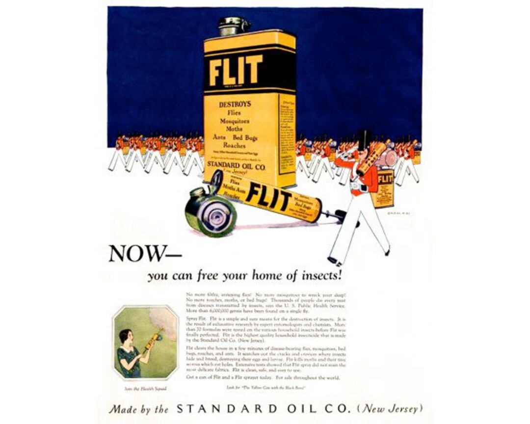 Instant Download Printable Art, Flit, Parade, Color Vintage Ad, Wall ...