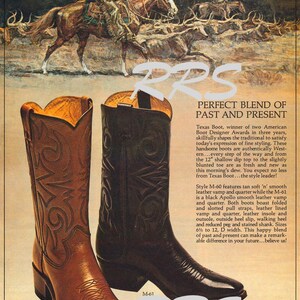 Texas Cowboy Boots | Western Art | Vintage Advertising | Digital ...