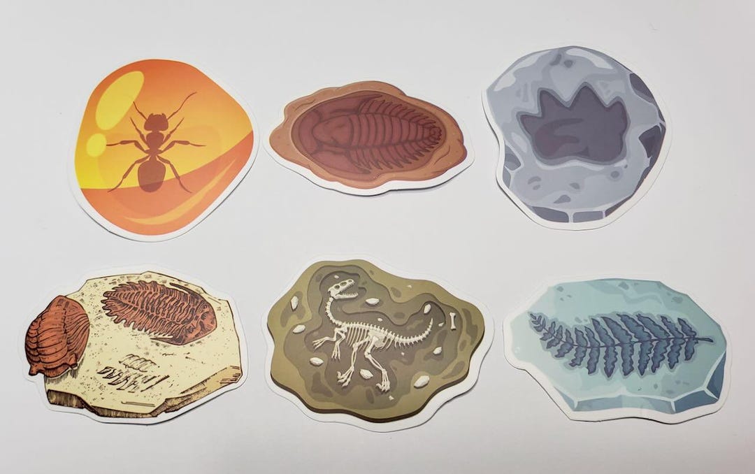 Fossil Lovers Stickers Bundle Pack A | Laptop | Notebook | Phone ...