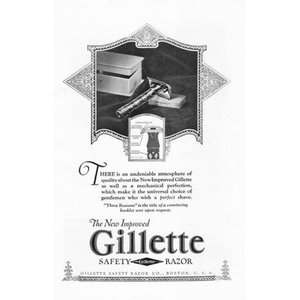 Gillette Razor - Etsy