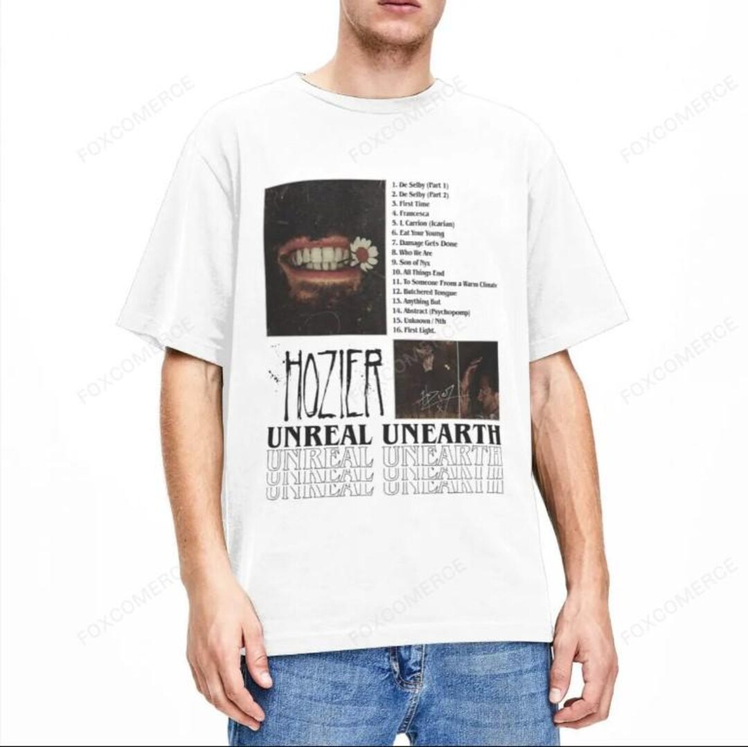 Hozier Unreal Unearth Tour Men Women T Shirts Hozier HP Fan Merchandise ...