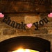 Thank You Banner - Wedding Photo Booth Props - You Choose GLITTER ...