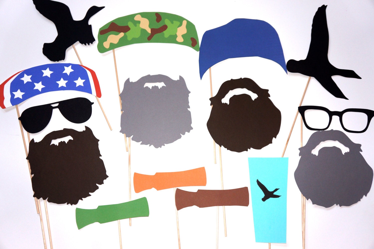 INSTANT DOWNLOAD Printable Duck Dynasty Deluxe Prop Set | Etsy