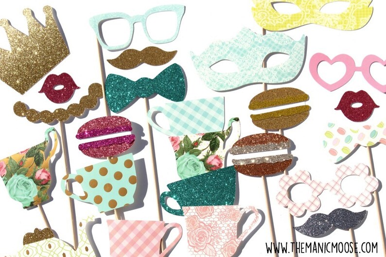 Limited Edition Photo Booth Props Deluxe Set of 21 Props - Etsy