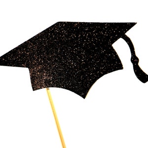 GLITTER Graduation Cap Photo Booth Prop - Graduations, Parties - You ...