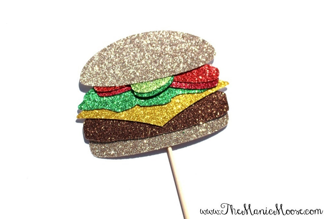 Photo Booth Props ~ Gourmet Cheeseburger Photo Booth Prop ~ Fun Foods ...