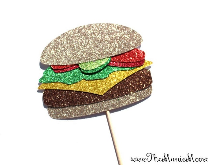Photo Booth Props Gourmet Cheeseburger Photo Booth Prop - Etsy