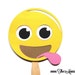 Photo Booth Props ~ Set of 3 Large Emoji Photo Booth Props ~ Emoticon ...