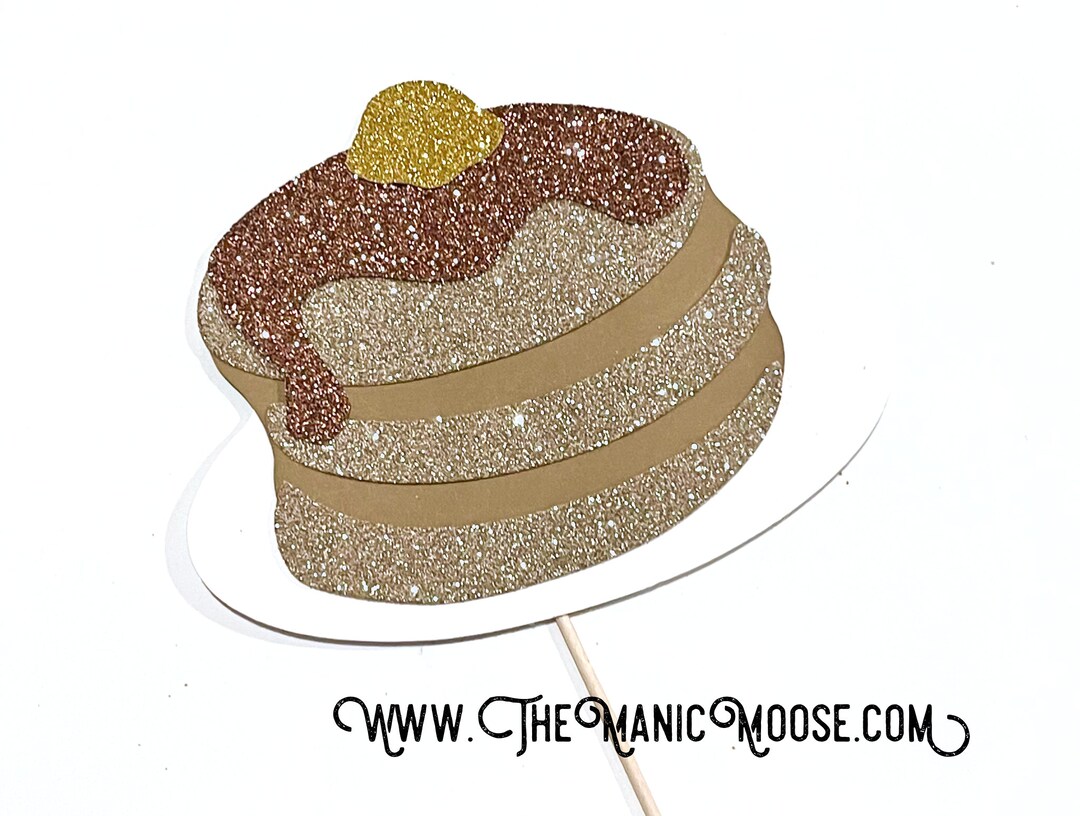 Photo Booth Props - GLITTER Pancakes - Birthdays, Weddings, Parties ...