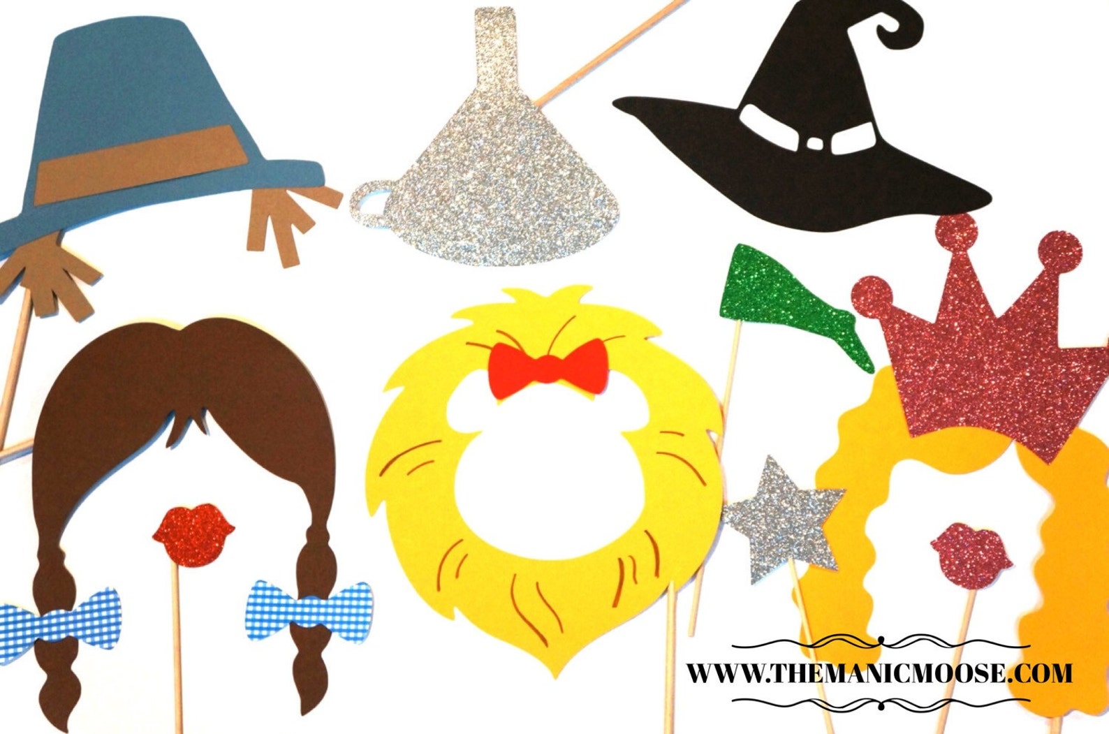 Photo Booth Props DELUXE Wonderful Wizard of Oz Props Set | Etsy