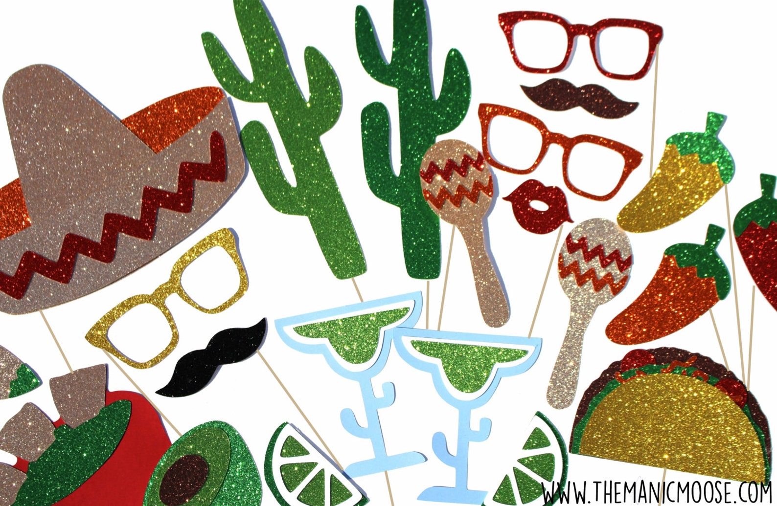 Cinco De Mayo Photo Booth Props DELUXE 22 Piece Prop Set - Etsy