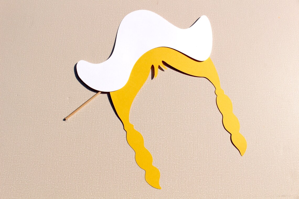Dutch Girl Photo Booth Prop - 2 Piece Prop Set - Dutch Girl Hat and ...
