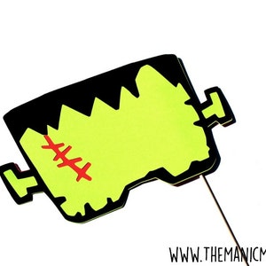 Halloween Photo Booth Props - Halloween Party Props - Frankenstein Mask ...