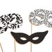 Photo Booth Props Masquerade Masks 3 Piece Set Birthdays, Weddings ...