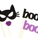 Halloween Photo Booth Props - 4 Piece Set - GLITTER Photobooth Props ...
