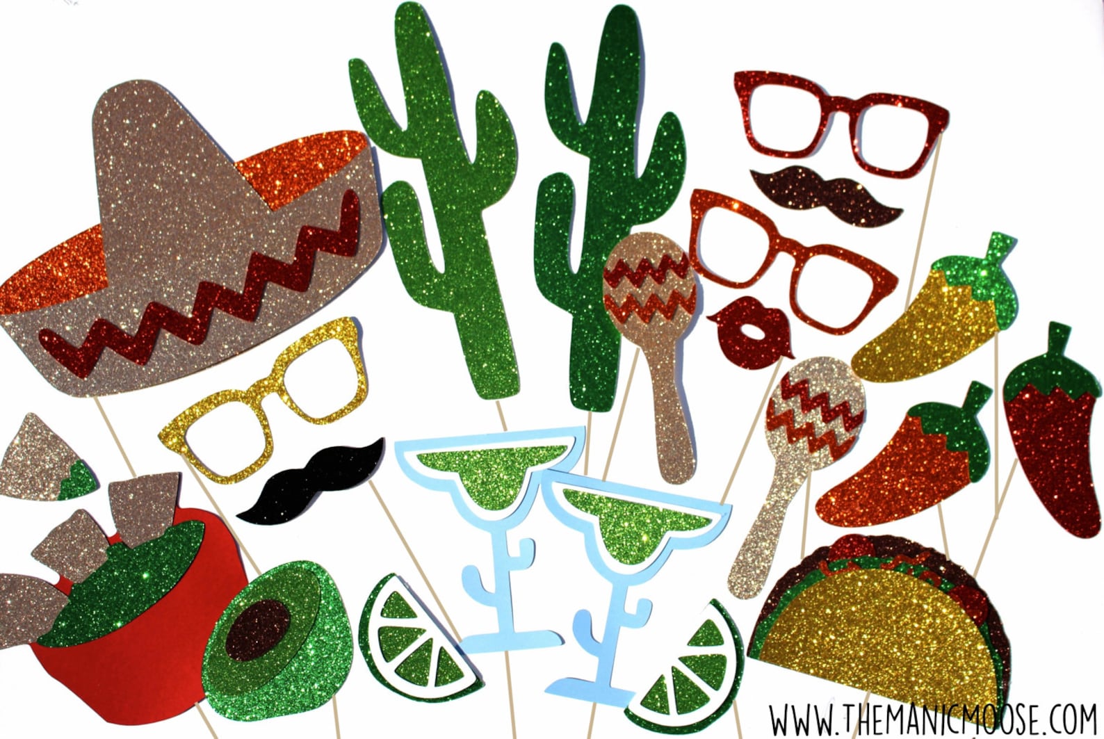 Cinco De Mayo Photo Booth Props DELUXE 22 Piece Prop Set - Etsy