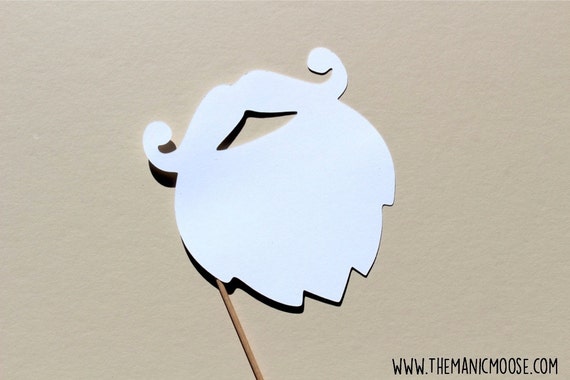 Santa Beard Prop White Beard Gnome Beard | Etsy