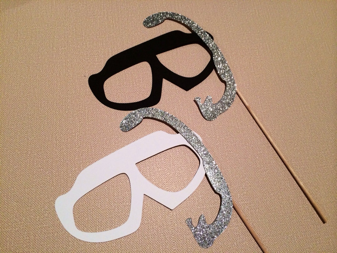 Bride and Groom Photo Booth Prop Set - Set of 2 Scuba Masks With ...