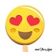 Photo Booth Props ~ Set of 3 Large Emoji Photo Booth Props ~ Emoticon ...