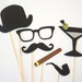 Photo Booth Props - Gentlemen Collection - Set of 6 Photobooth Props ...