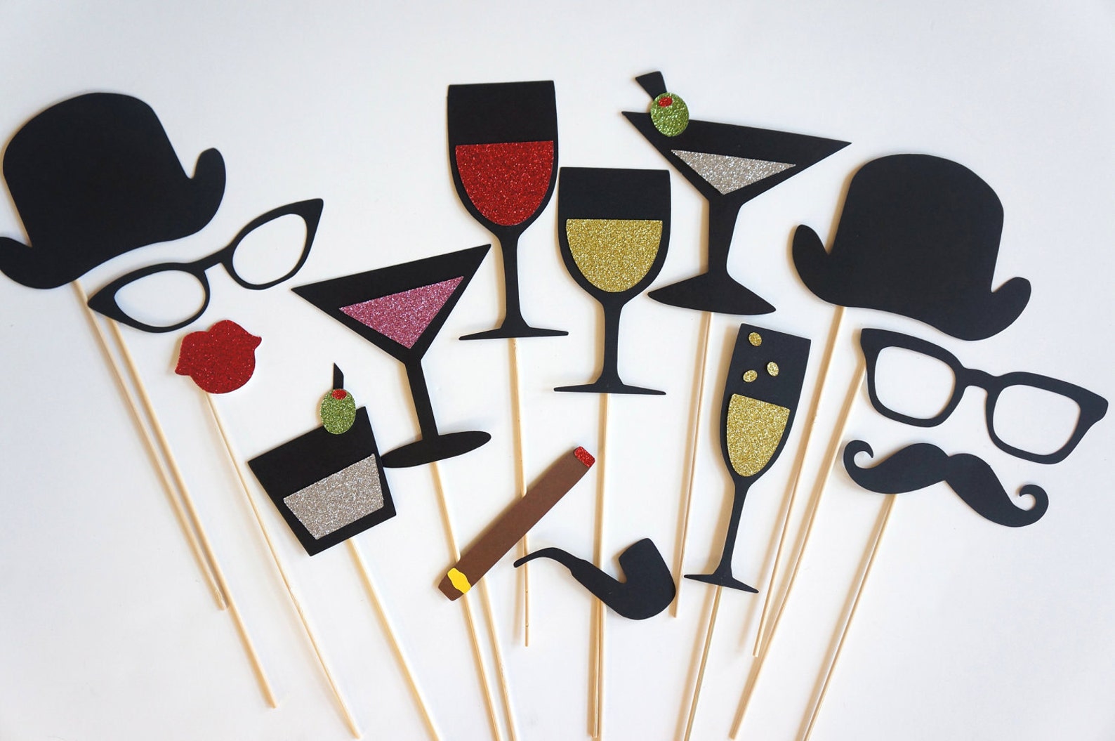 Photo Booth Props the Celebration Collection Photobooth - Etsy