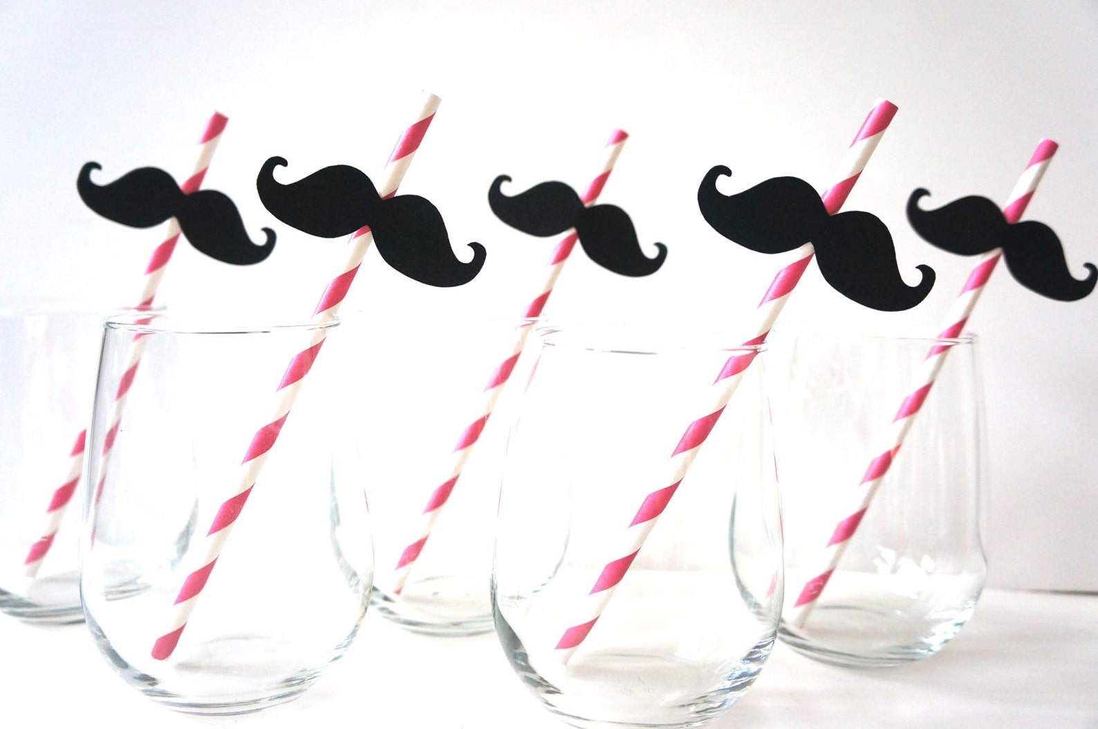 Bachelorette Party Props Mustache Straw Props Set of 10 - Etsy