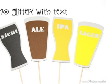 Photo Booth Props Craft Beers Set of 4 Props Craft Beer | Etsy