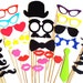 SALE - Super Photo Booth Prop Set - 32 Pieces - Birthdays, Weddings ...
