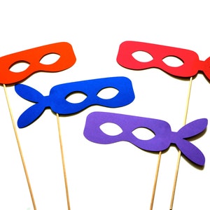 Photo Booth Props - Set of 4 Ninja Masks - Etsy