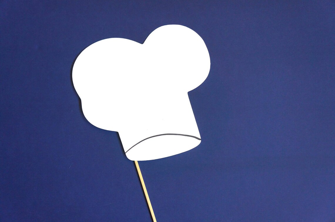 Photo Booth Props - Chefs Hat Prop - Birthdays, Weddings, Parties ...