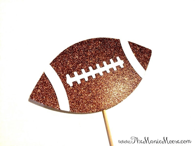 Football Photo Booth Prop Glitter Football Super Bowl Prop - Etsy